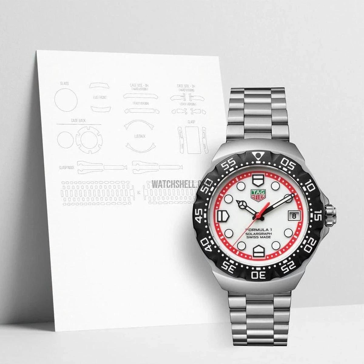 WatchShell for Tag Heuer Formula 1 WBY1111.BA0042 | Patented Watch